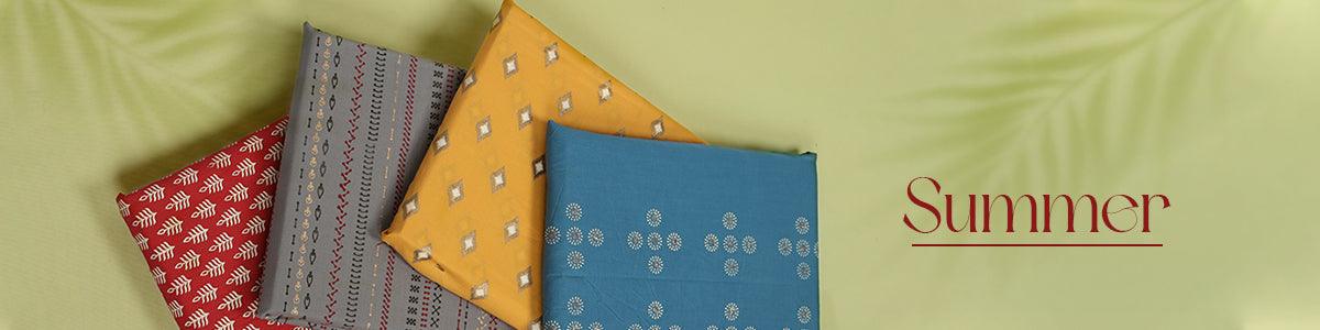Summer Fabric – Shop Best Fabric for Summer Online @ ₹225/Mtr | Saraaha