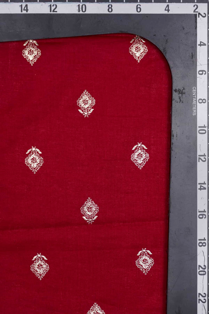 Traditional Floral Motifs Screen Printed on Cotton Fabric – Saraaha