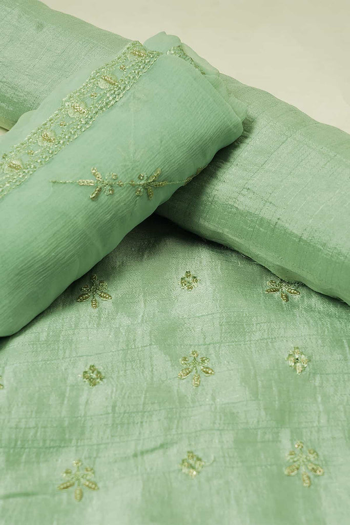 Sea Mist Color Unstitched Suit Set (3 piece) – Saraaha