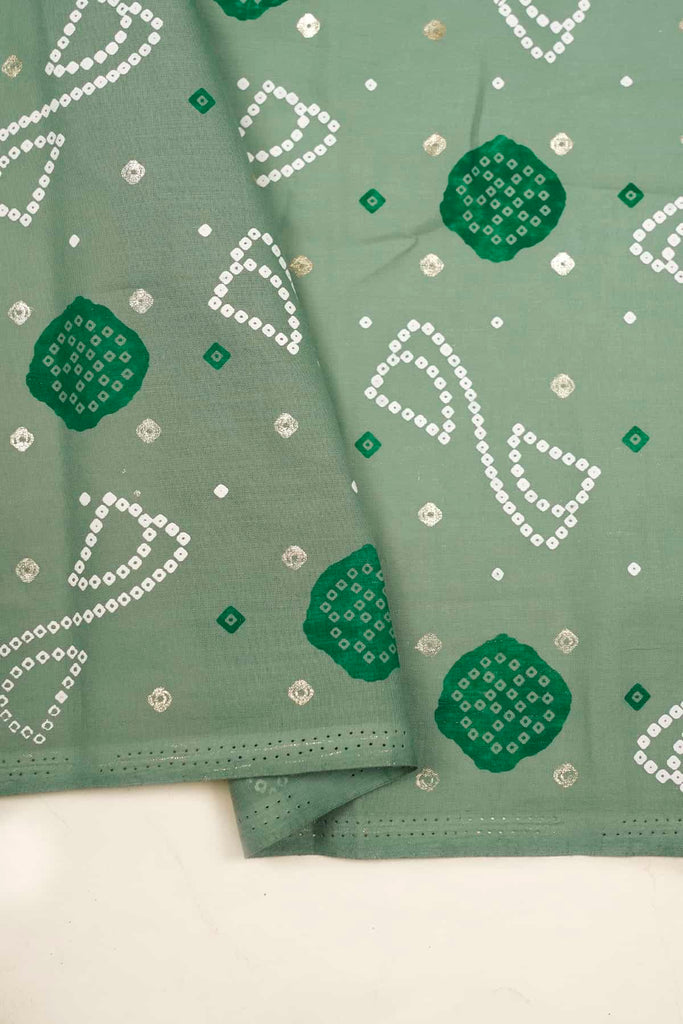 Bandhej Pattern Screen Printed on Cotton Fabric – Saraaha